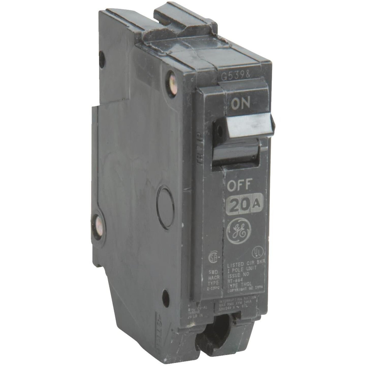 GE THQL 20A Single-Pole Standard Trip Circuit Breaker - Newport, TN ...